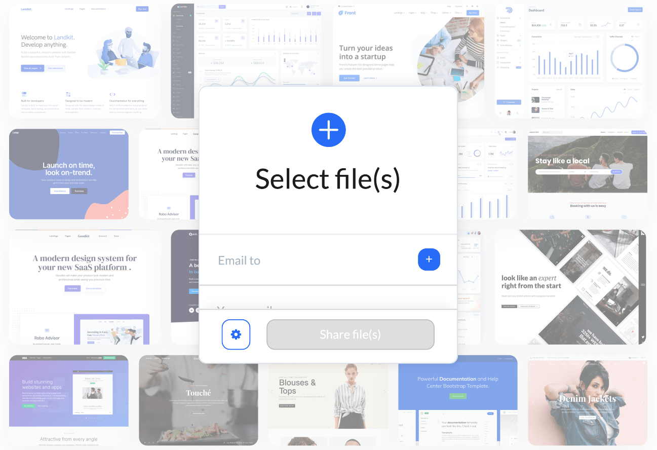 Own file sharing site - ysendit.com